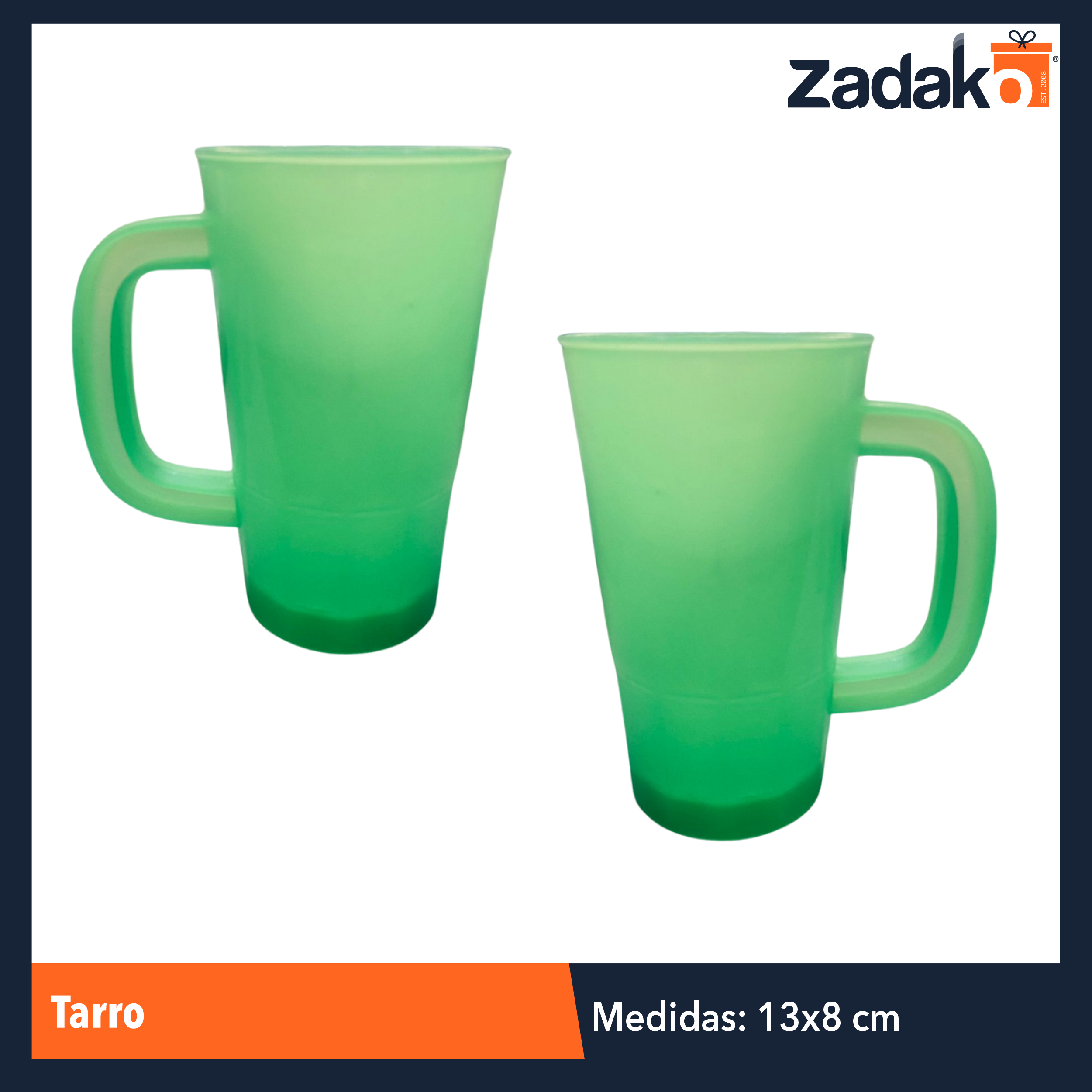 TARRO COLORES CON 1 PZ O CAJA CON 100 PZS – ZK Enterprises